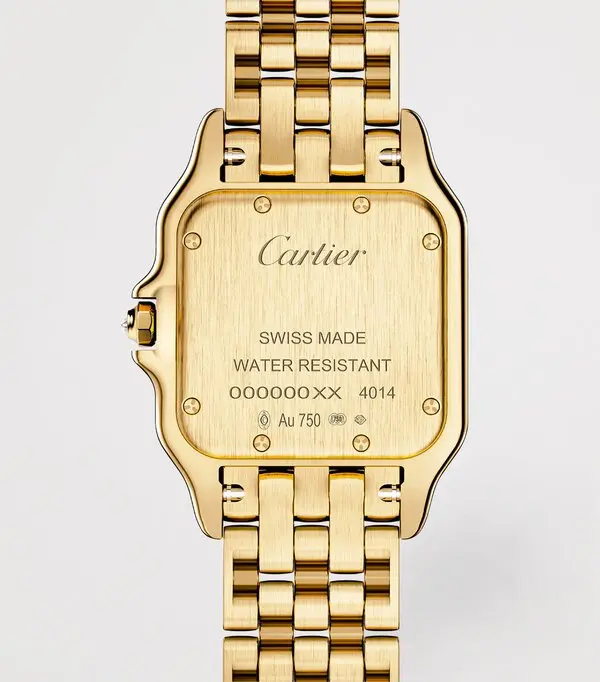 Cartier Panthère De Watch In Yellow Gold And Diamonds