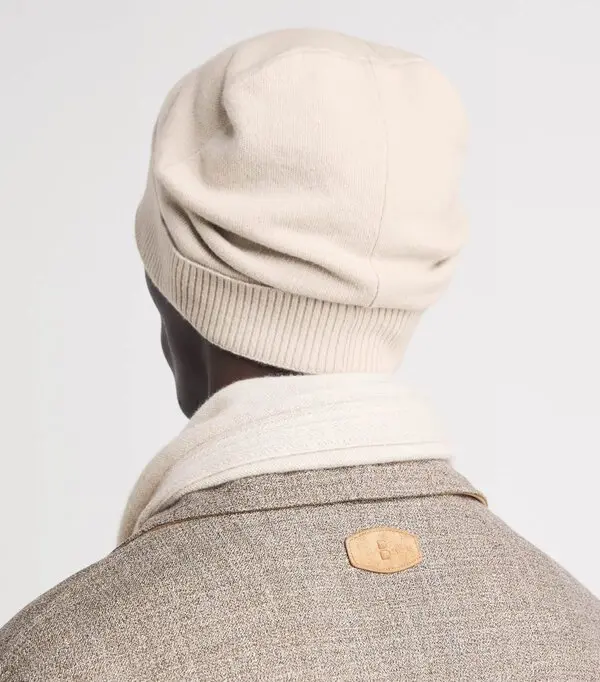 Colombo Cashmere Herringbone Beanie