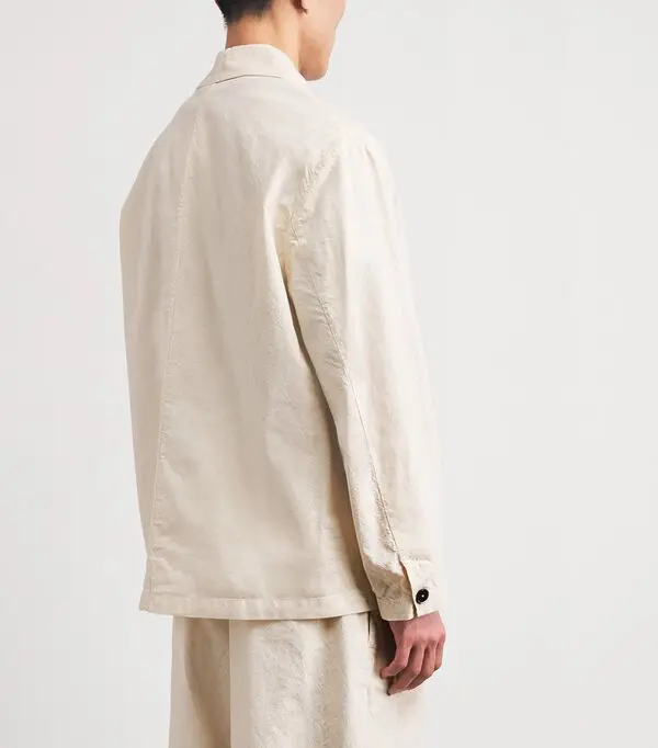 Barena Venezia Cotton Crinkle Overshirt