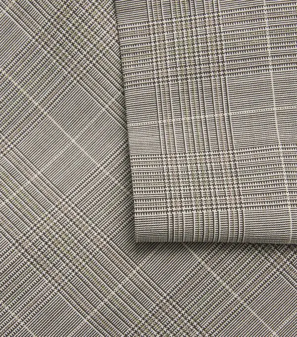 Maje Wool-blend Check Tailored Trousers