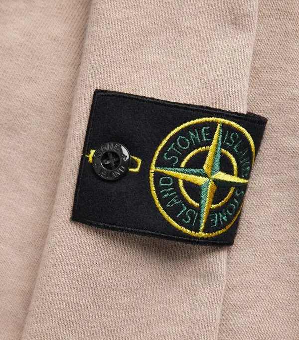 Stone Island Cotton Faded Sweatshirt - Beige