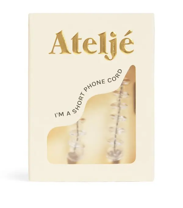ATELJE Echo Phone Cord - Clear