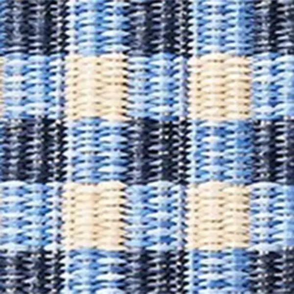 JIMMY CHOO Raffia Gingham Tote Bag