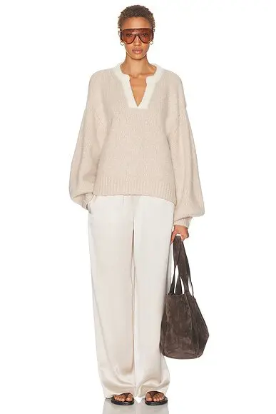 SRG Caylea V-neck Oversized Sweater
