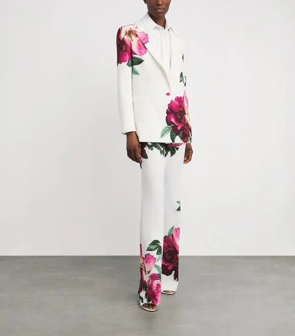 Alice + Olivia Floral Print Blazer