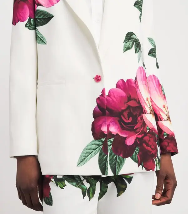 Alice + Olivia Floral Print Blazer