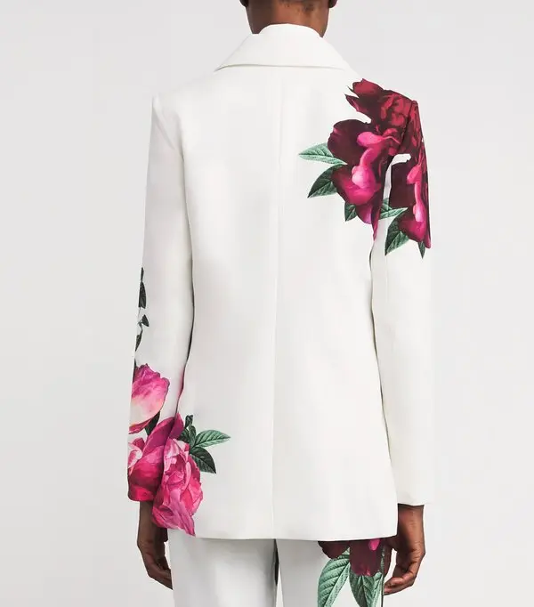 Alice + Olivia Floral Print Blazer