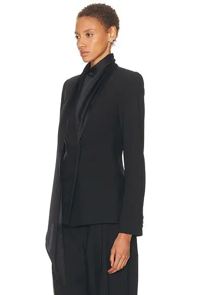SRG Mira Blazer With Silk Scarf Detail