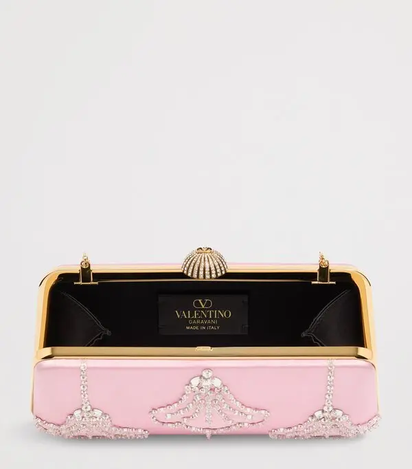 Valentino Garavani Embellished Carry Secrets Clutch