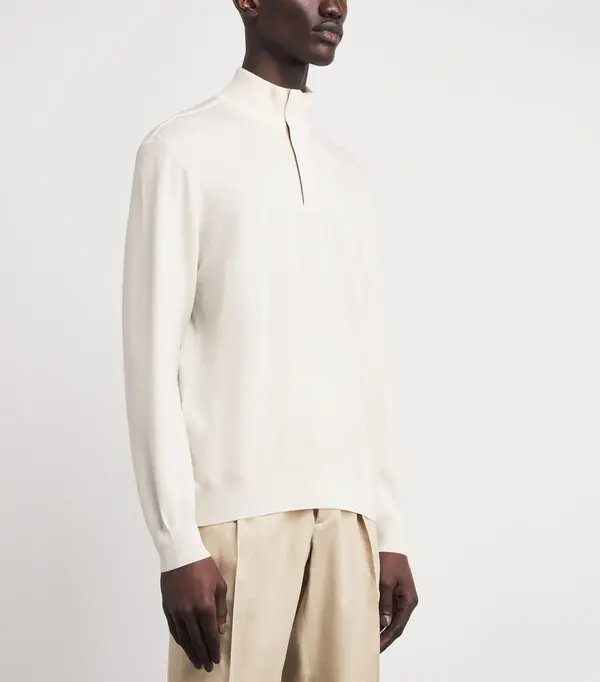 Paul & Shark Virgin Wool Half-zip Sweater
