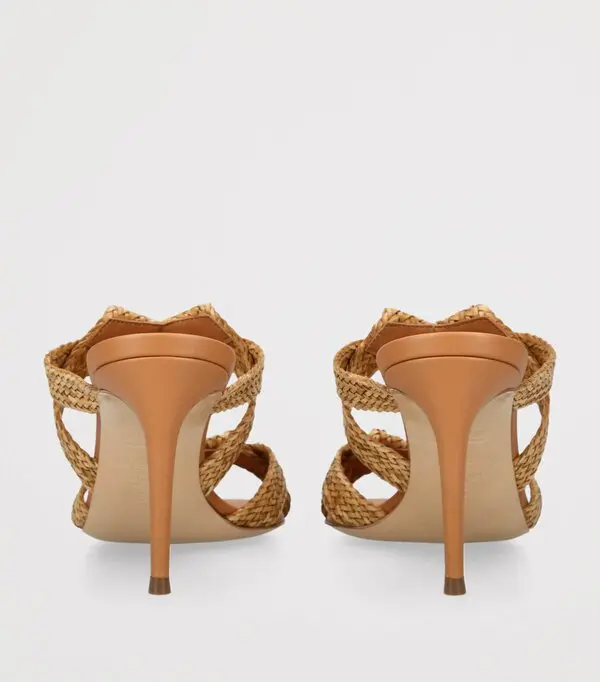 Casadei Leather Mariposa Mules
