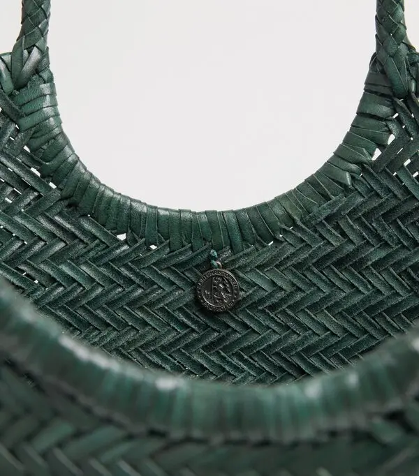 Dragon Diffusion Large Nantucket Woven Tote Bag - Green