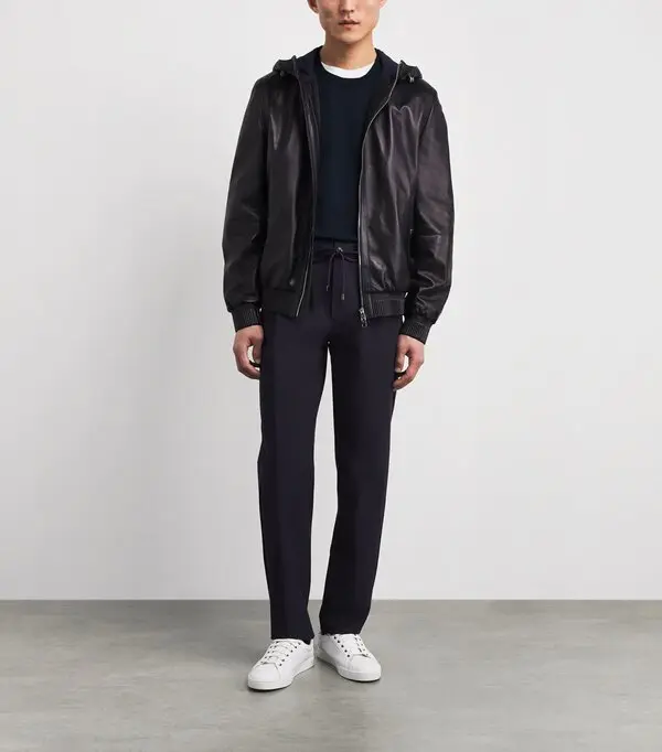 Pal Zileri Drawstring Trousers - Navy