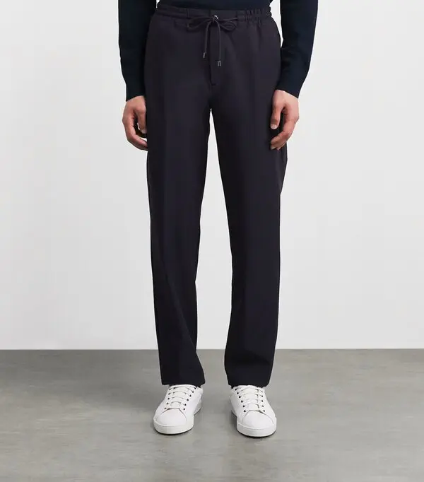 Pal Zileri Drawstring Trousers - Navy