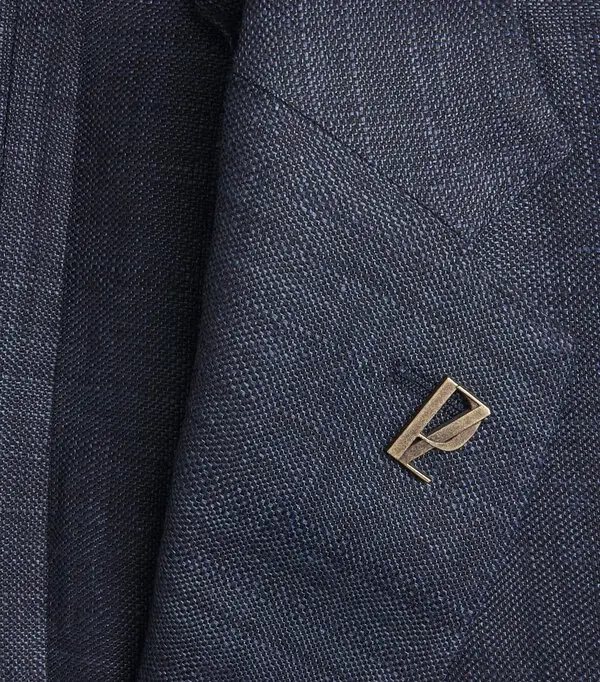 Pal Zileri Linen-wool Brera Blazer - Navy