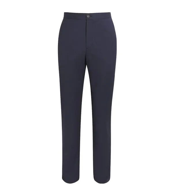 Pal Zileri Stretch-virgin Wool Half-elasticated Trousers