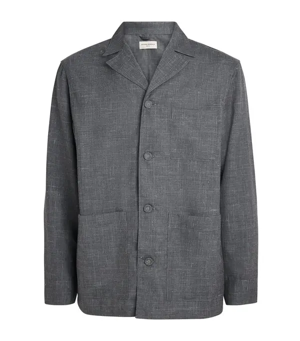 Officine Générale Wool-silk-linen Sheldon Jacket