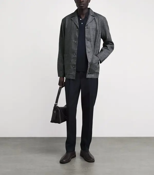 Officine Générale Wool-silk-linen Sheldon Jacket