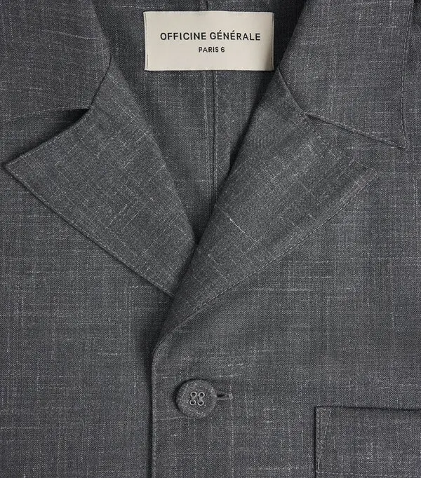 Officine Générale Wool-silk-linen Sheldon Jacket