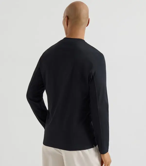 Brunello Cucinelli Cotton Long-sleeve T-shirt - Black