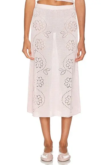 Calle Del Mar Vine Floral Skirt - Primrose