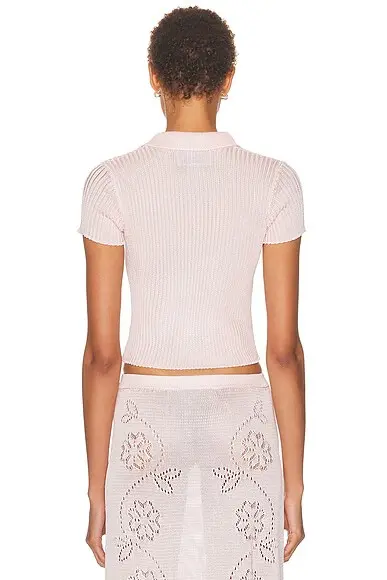 Calle Del Mar Short Sleeve Cardigan - Primrose