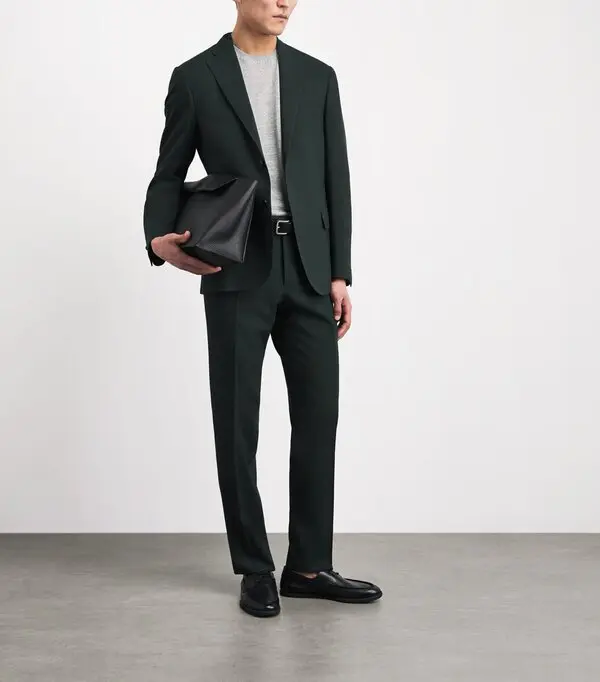 Corneliani Virgin Wool-silk-linen Academy Soft 2-piece Suit