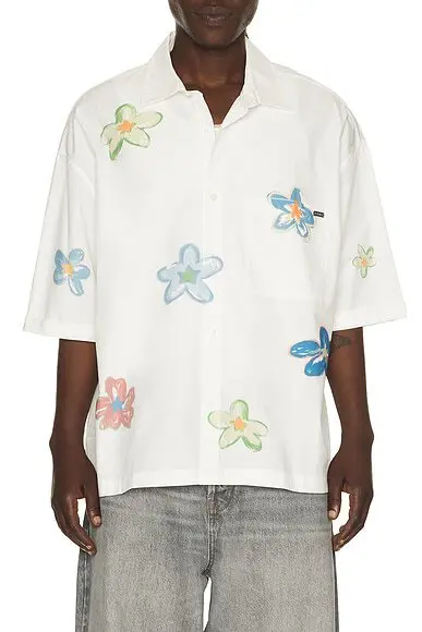 NAHMIAS Super Bloom Cropped Short Sleeve Shirt