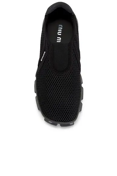 Miu Miu Rete Tech Sneaker - Nero
