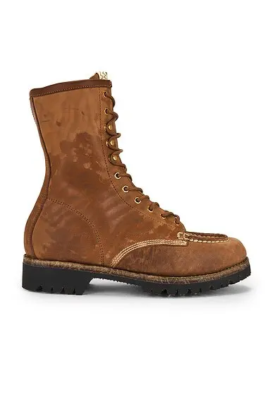 Visvim Scout Moc Lace-up Boots - Brown