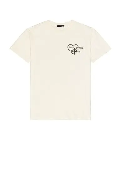 WILLY CHAVARRIA Keep Praying Bitches Easy Tee - Masa