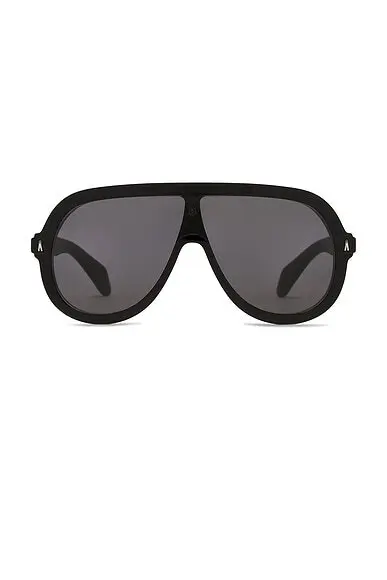 Moncler Sunsette Pilot Sunglasses - Black
