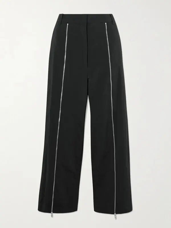 Tibi Zip-detailed Straight-leg Pants