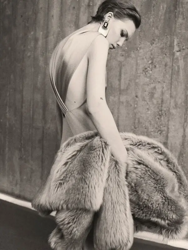 Saint Laurent Silk Satin Slip Gown