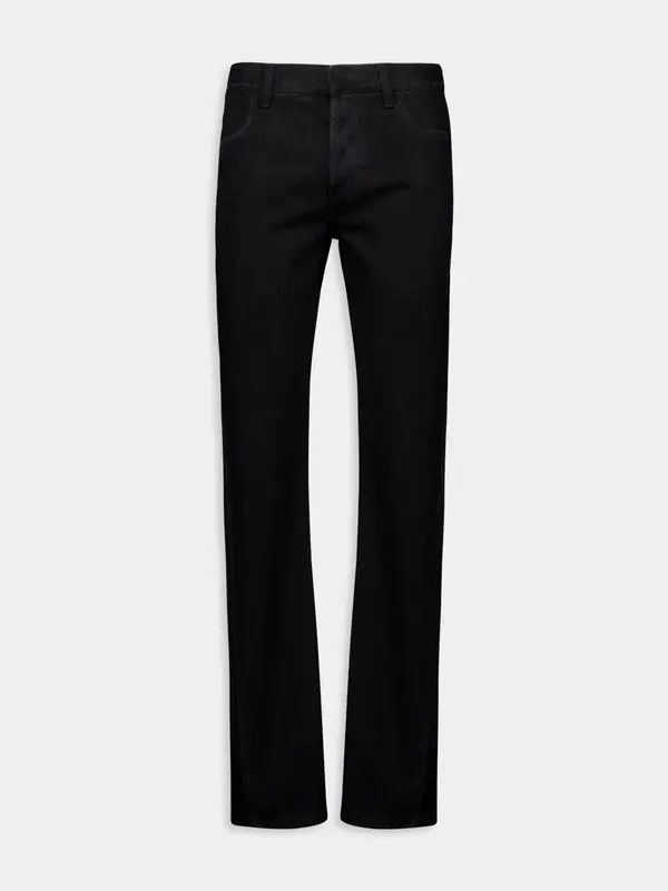 Alexander McQueen Logo Patch Straight Jeans - Black