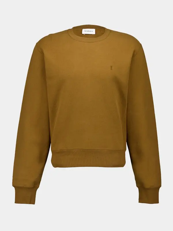 Saint Laurent Crewneck Sweatshirt - Brown