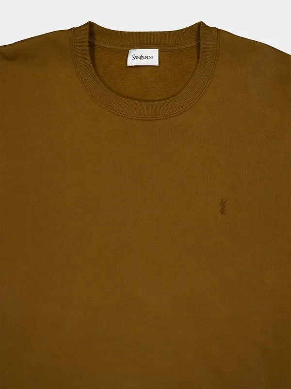Saint Laurent Crewneck Sweatshirt - Brown