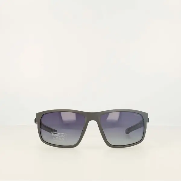 Champion Polarized Rectangle Sunglasses - Matte Graphite