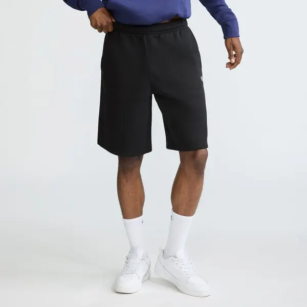 Champion Powerblend Fleece Short With 10-inch Inseam - Black