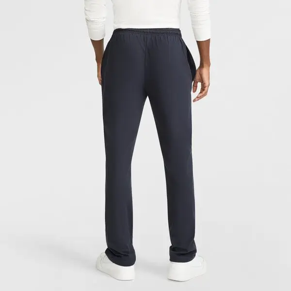 Champion Lightweight Lounge Pants, Open Hem, C Logo - Navy