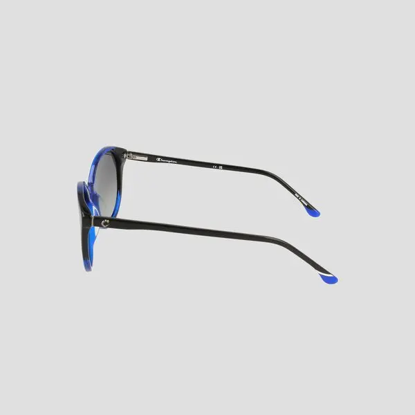 Champion Polarized Round Frame Sunglasses - Trans Sapphire