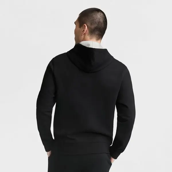 Champion Powerblend Fleece Hoodie With Logo - Black