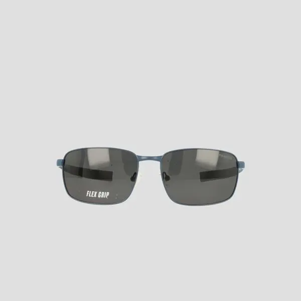 Champion Polarized Stainless Steel Rectangle Sunglasses - Matte Slate
