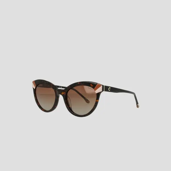 Champion Polarized Cat-eye Sunglasses - Marbled Cocoa