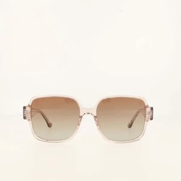 Champion Polarized Square Frame Sunglasses - Trans Blush