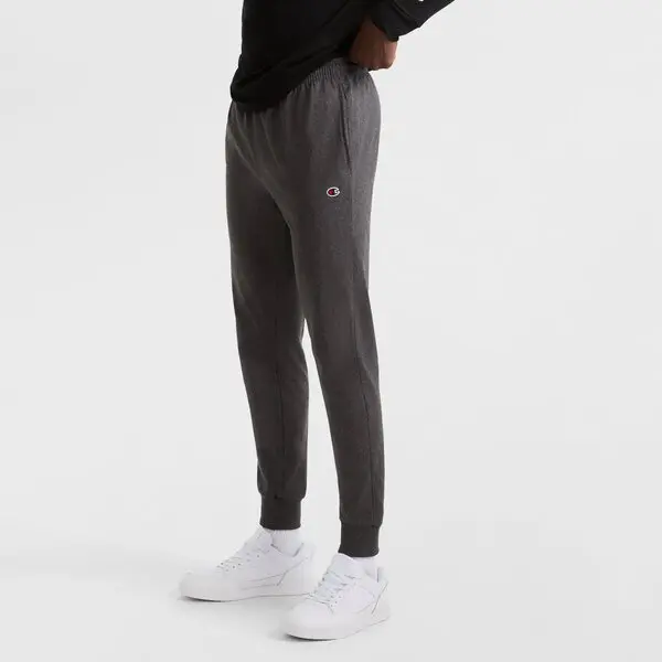 Champion Lightweight Lounge Joggers, C Logo - Granite Grey Heather