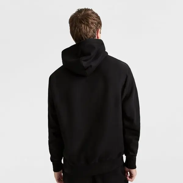 Champion Reverse Weave Small C Hooded Sweatshirt - Black