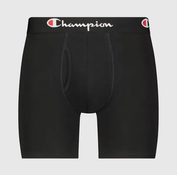 Champion 5 Pk Cotton Stretch Boxer Brief