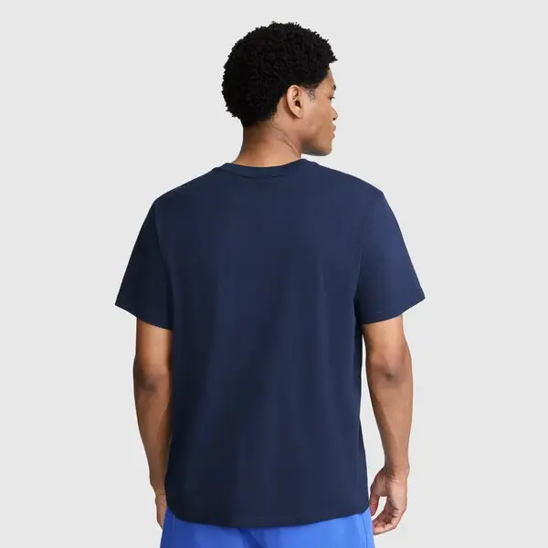 Champion Classic Graphic T-shirt, Tonal Script Logo - Deep Navy