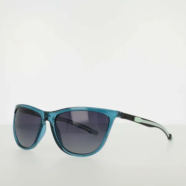 Champion Polarized Rectangle Sunglasses - Translucent Teal